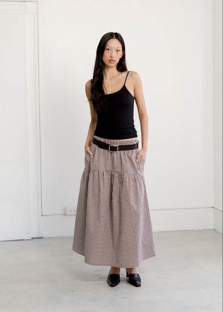 A Bronze Age Field Skirt, Midi Skirt Elastic Waist, Canada